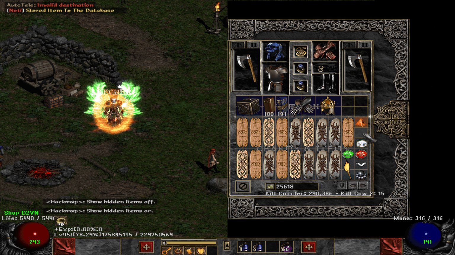 Hệ thống Market - Diablo 2 Tyrael Mights