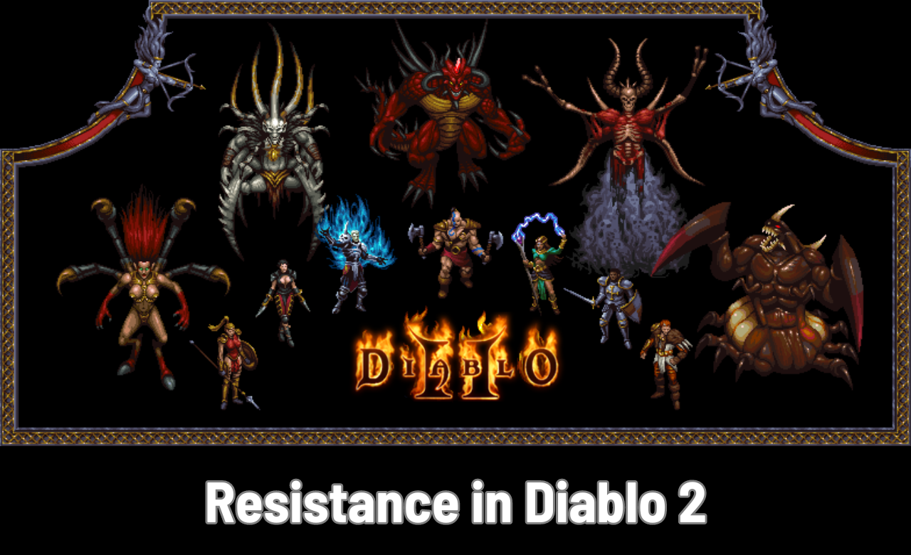 ความต้านทาน - ความต้านทานธาตุใน Diablo - Diablo 2 Tyrael อาจ