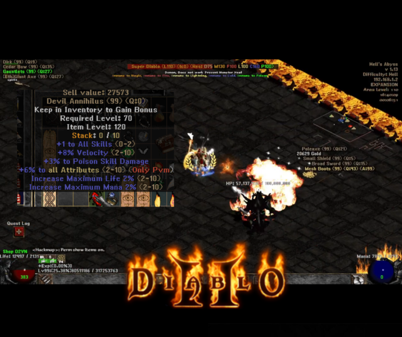 Diablo II: Cộng Đồng DIABLO 2 ONLINE - Diablo 2 Tyrael Mights