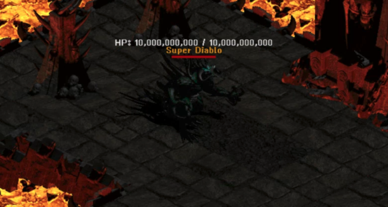 Map: Hell's Abyss - Devil Diablo - Diablo 2 Tyrael Mights